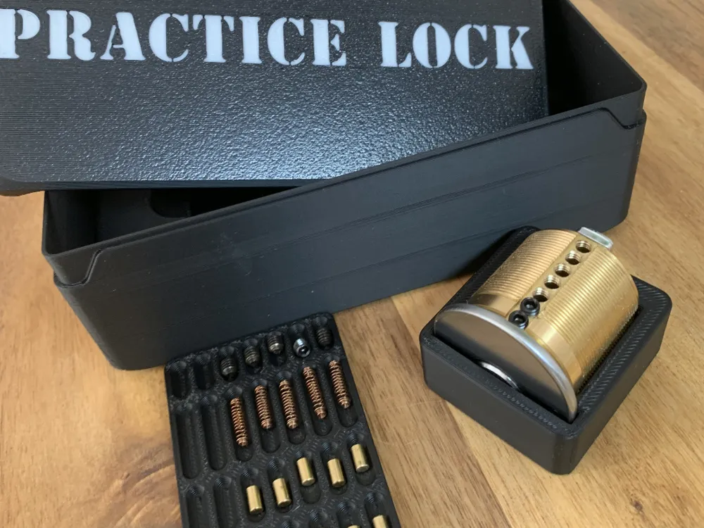 Lock Picking Practice Lock Insert Remixed by Nini - MakerWorld