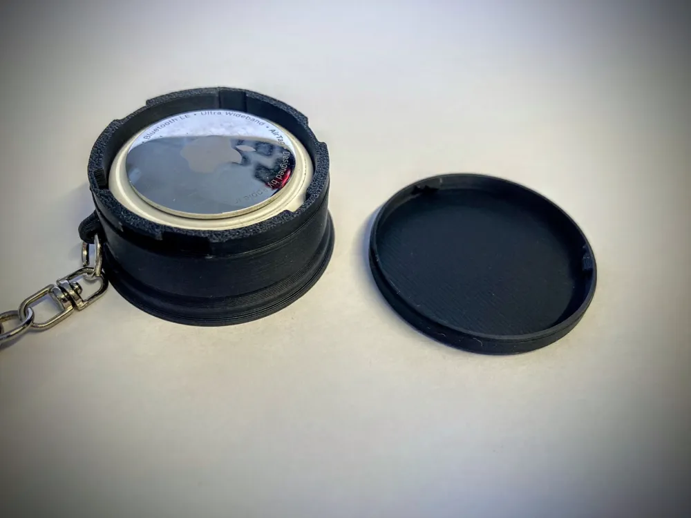 Wheel Keychain Airtag Holder by Inventor Coral MakerWorld: Download ...