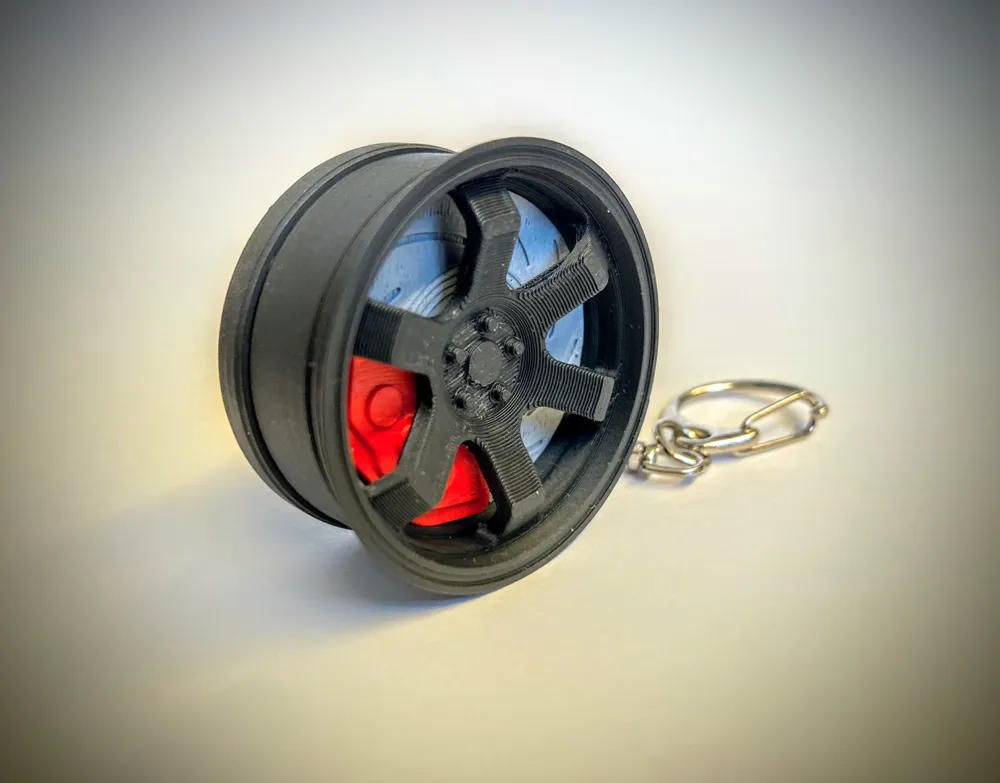 Wheel Keychain Airtag Holder by Inventor Coral MakerWorld: Download ...