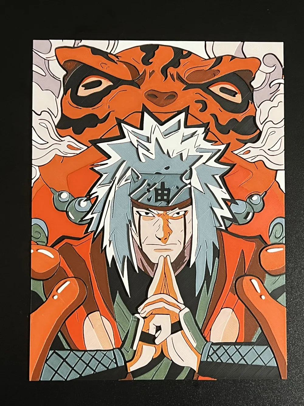 Jiraiya Naruto Hueforge - Free 3D Print Model - MakerWorld
