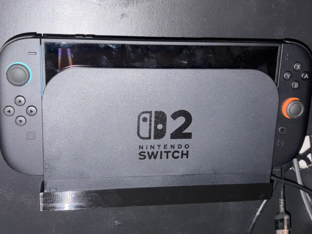 Switch 2 Dock wall mount (With controller mount) - Free 3D Print Model ...