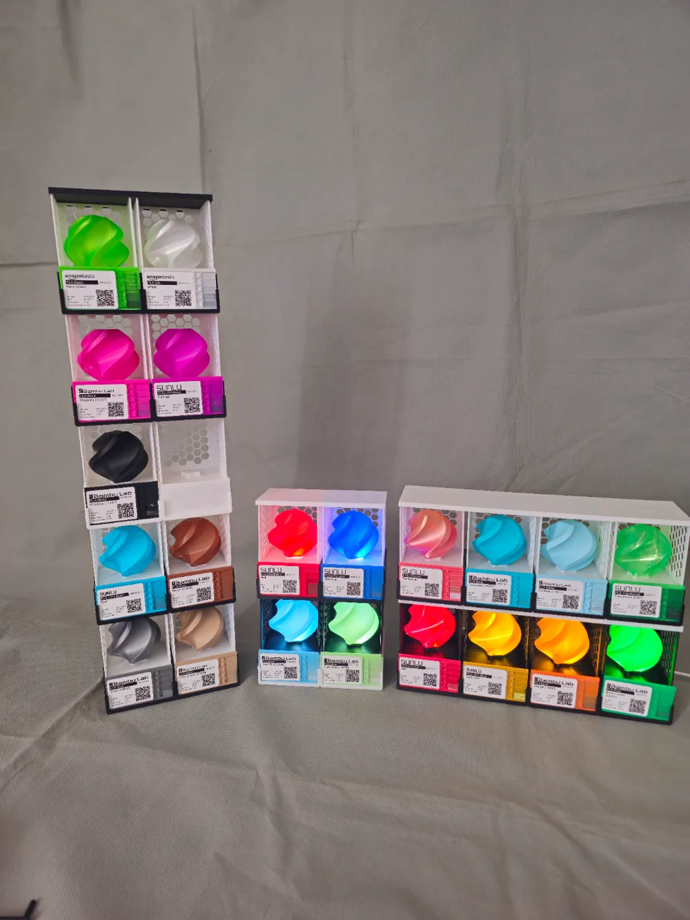 Filament Display Library Stackable & Modular by Dave MakerWorld ...