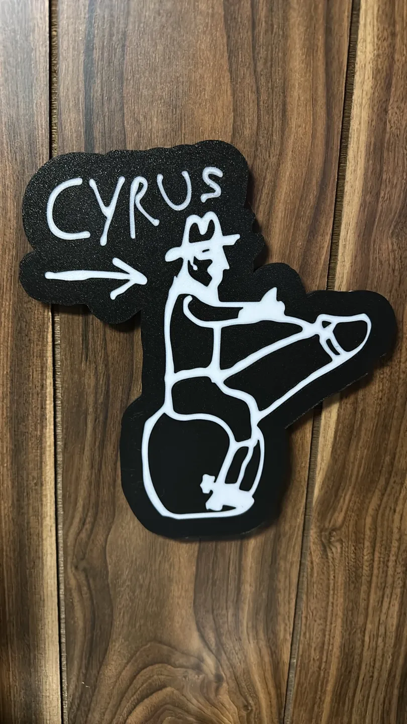 trailer park boys cyrus lightbox/wall art by tropicgtiturbo - MakerWorld