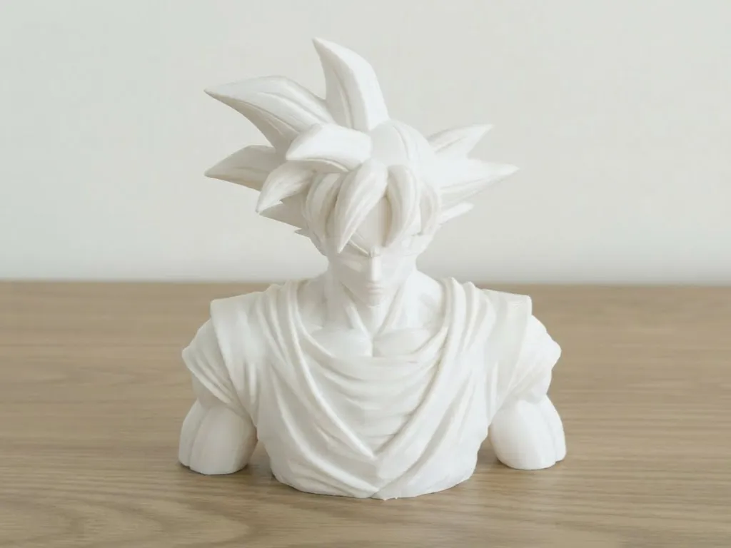 Son Goku Bust | Dragon Ball Anime Figure - Free 3D Print Model - MakerWorld