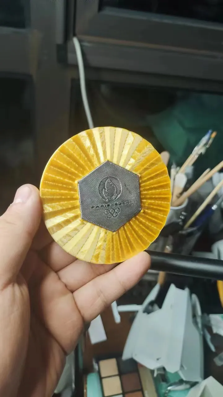 Paris Olympic gold medal A1 mini by 黑方狼灭 - MakerWorld