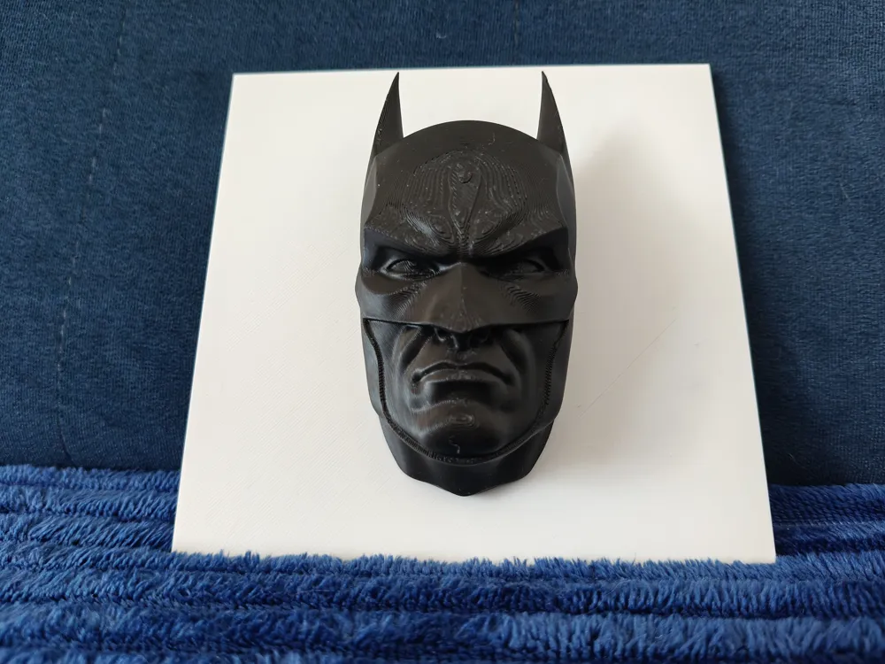 Superhero Batman Mask Geometric Style Wall Art - Free 3D Print Model ...