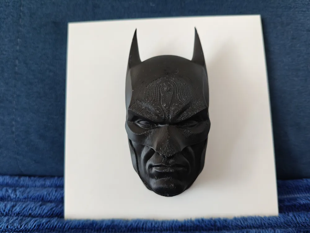 Superhero Batman Mask Geometric Style Wall Art - Free 3D Print Model ...