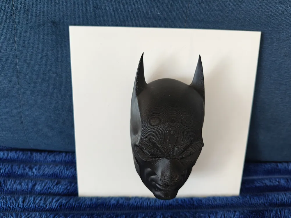 Superhero Batman Mask Geometric Style Wall Art - Free 3D Print Model ...