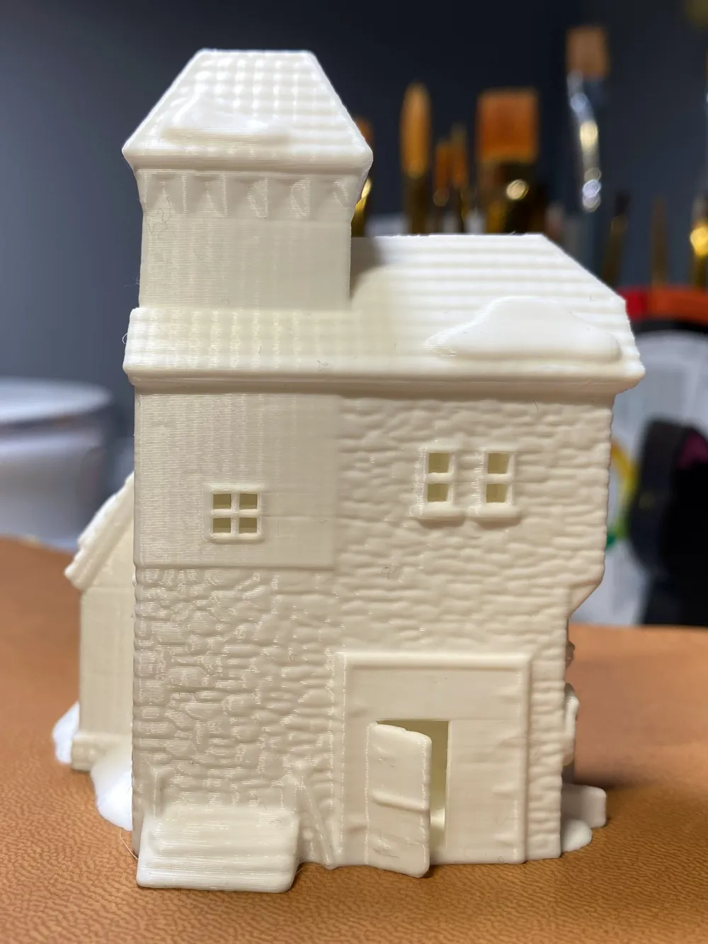 Christmas Village House 1 - Hollow - Free 3D Print Model - MakerWorld