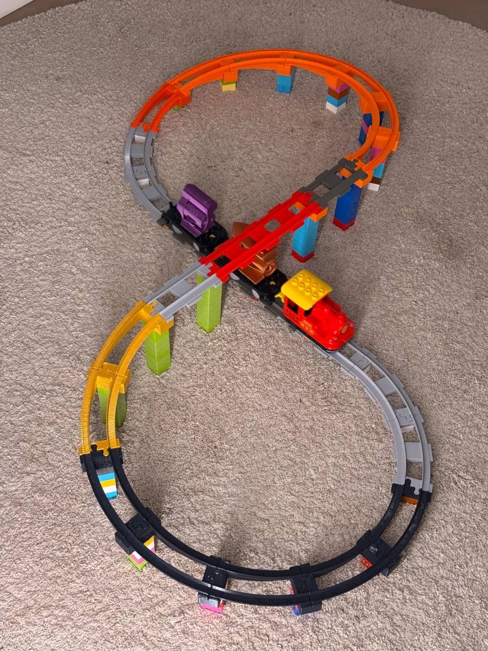 Duplo Train Track Curved Ramp - No Supports - Free 3D Print Model ...