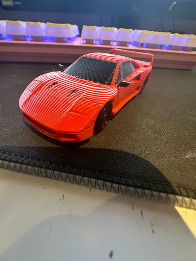 Ferrari F40 Scale Model by Rice_E - MakerWorld