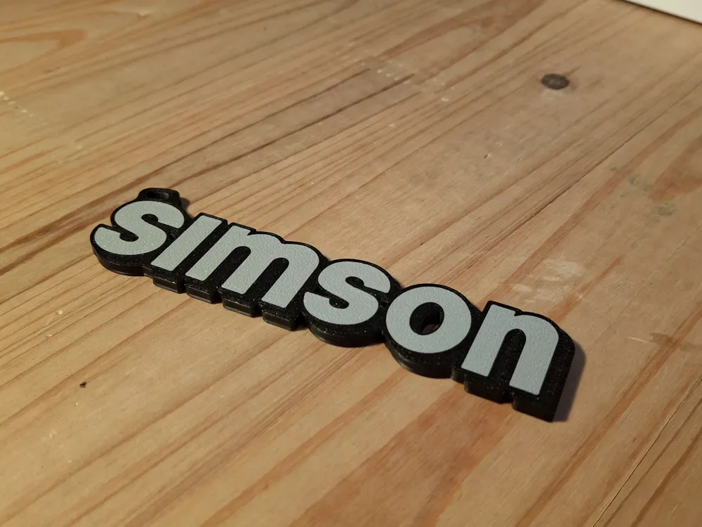 Simson S51 Logos - Schlüsselanhänger – Kostenloses 3D-Druckmodell ...