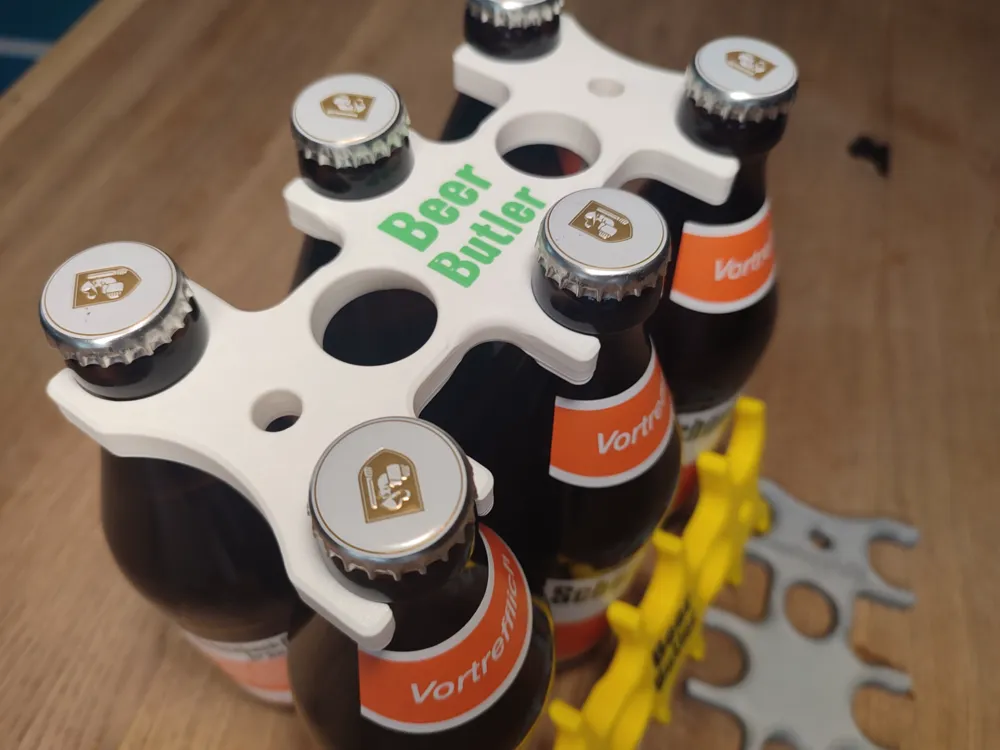 Beer/Bottle Carrier - 6 Pack by BamBam Design MakerWorld: Download Free 3D Models
