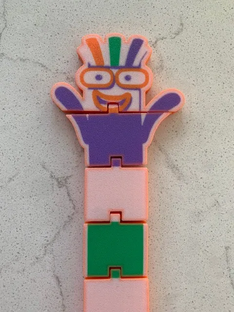 Numberblock 7 Flexi - Free 3D Print Model - MakerWorld