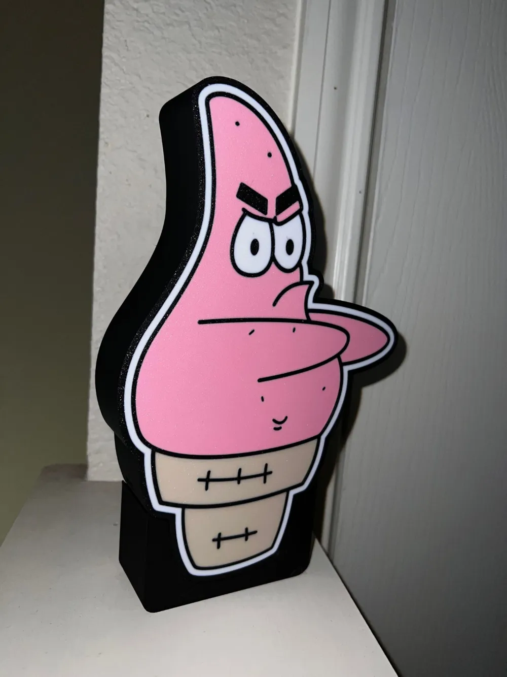 Patrick Star Ice Cream Cone Lightbox by Munark MakerWorld: Download ...