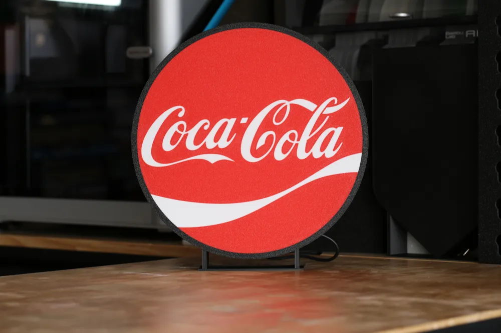 Coca-Cola Soft Drink LED Light Box by The 3D Print Smiths MakerWorld ...