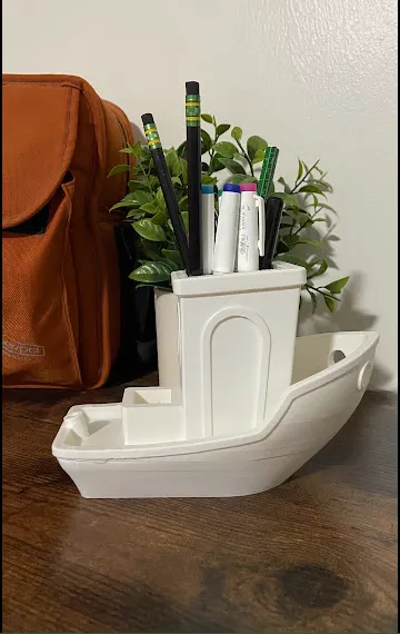 Benchy Desktop Pencil Holder by Byte-sized Stem - MakerWorld