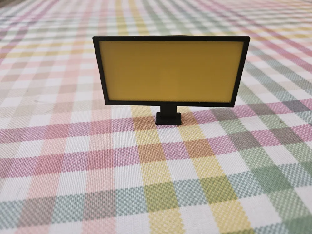 Miniature TV - Free 3D Print Model - MakerWorld