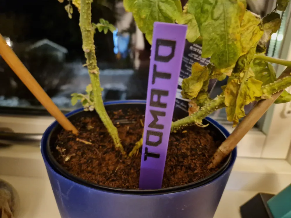 Plant labels for planting seeds by lukas98 - MakerWorld