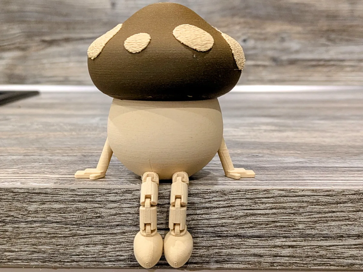 Mushroom Buddy – Articulated Fungi with Fuzzy Dots by lov3d MakerWorld ...