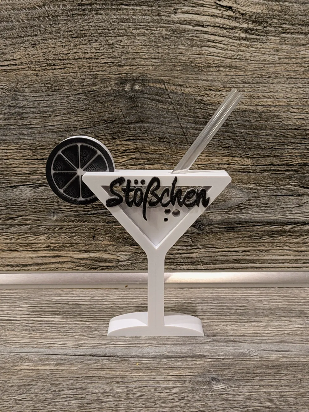 Party Cocktail Glass Decor – Cheers & Toasts by lov3d MakerWorld ...