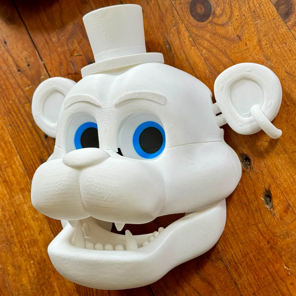 AMS Inverted "Following" Eyes for Glamrock Freddy Mask - Wall Hanging ...