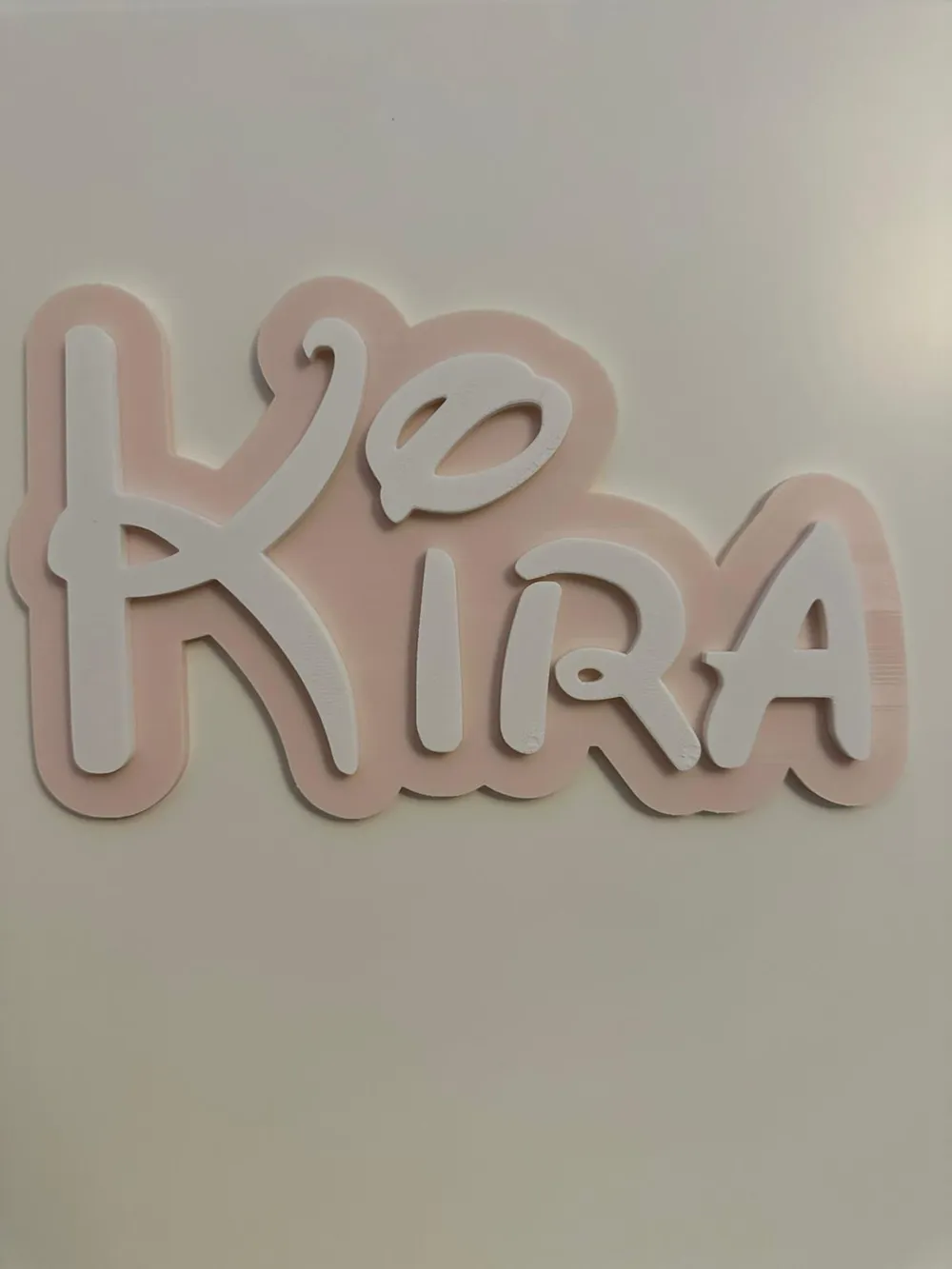 Cartel para puerta / Placa de nombre - Kira - Modelo de impresión 3D ...
