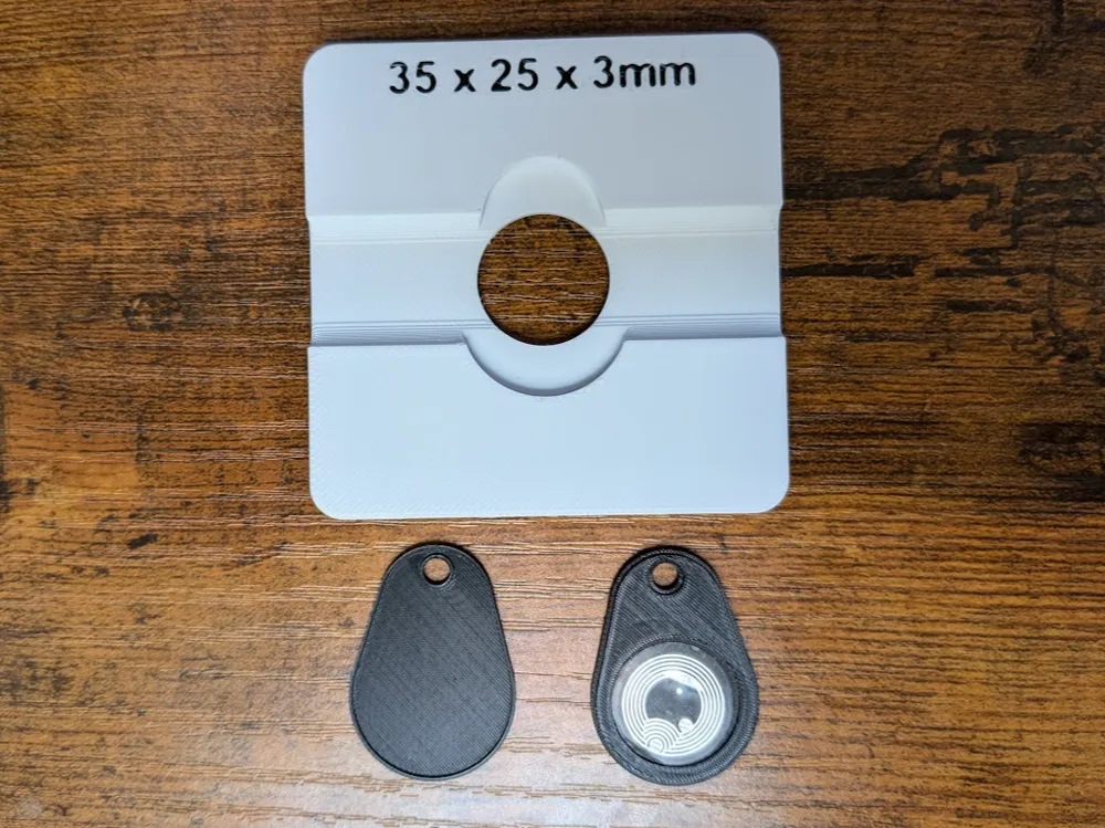 25mm Pick NFC Tag Enclosure - Free 3D Print Model - MakerWorld