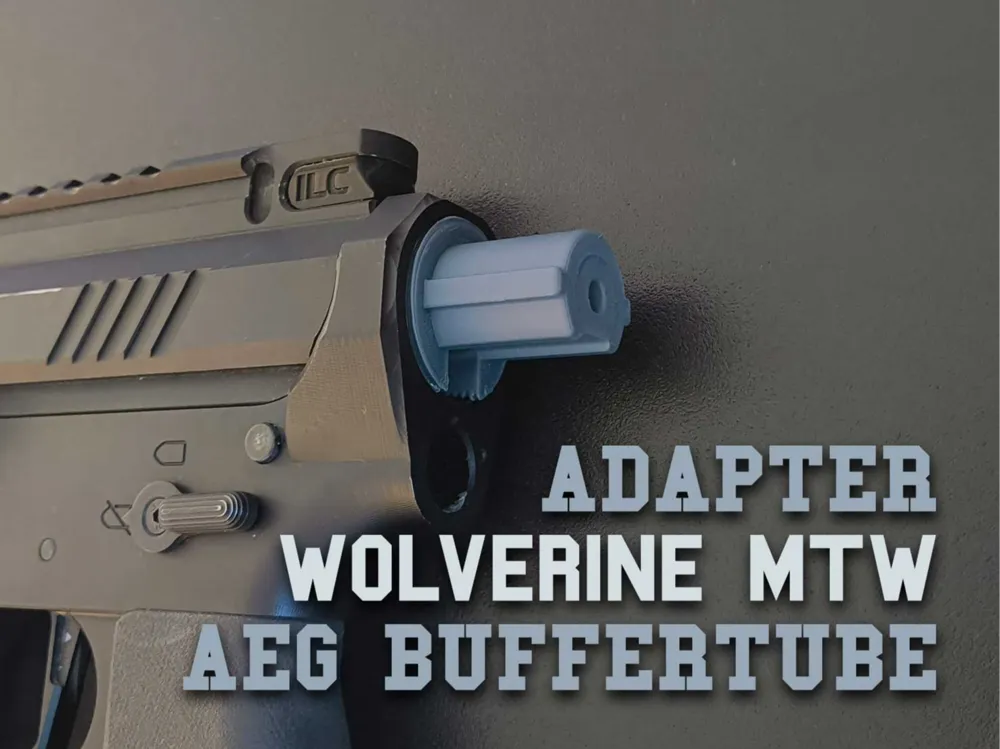 Wolverine MTW to AEG Buffertube Adapter by samulski - MakerWorld