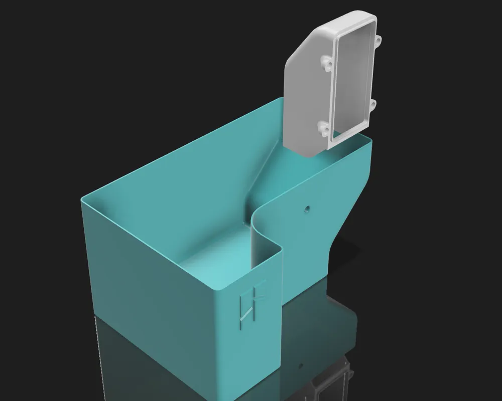 Bambu Lab X1C P1P P1S Poop Management System, Recycle Cardboard bin Purge by thrutheframe ...