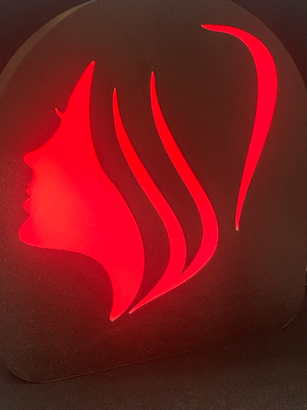 Flowing Hair Lightbox Design by ZEMTSLAB - MakerWorld