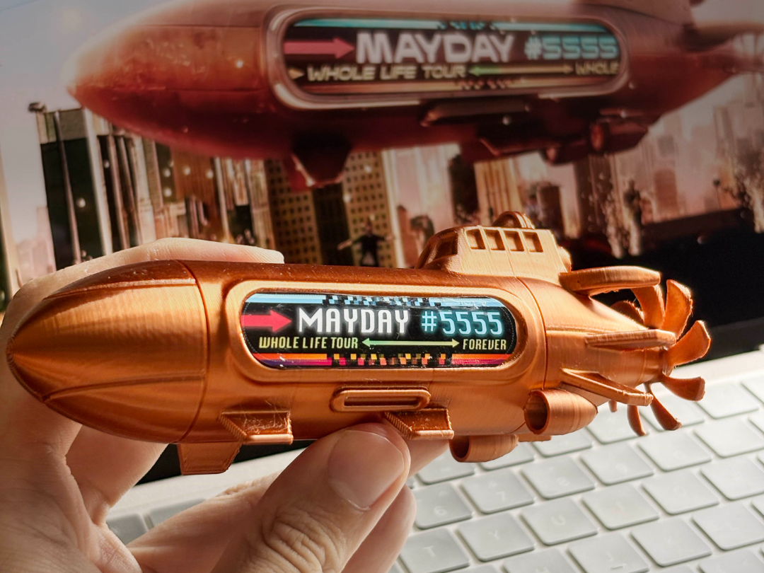 Mayday Ocean Life Spaceship by Mengmeng MakerWorld: Download Free 3D Models
