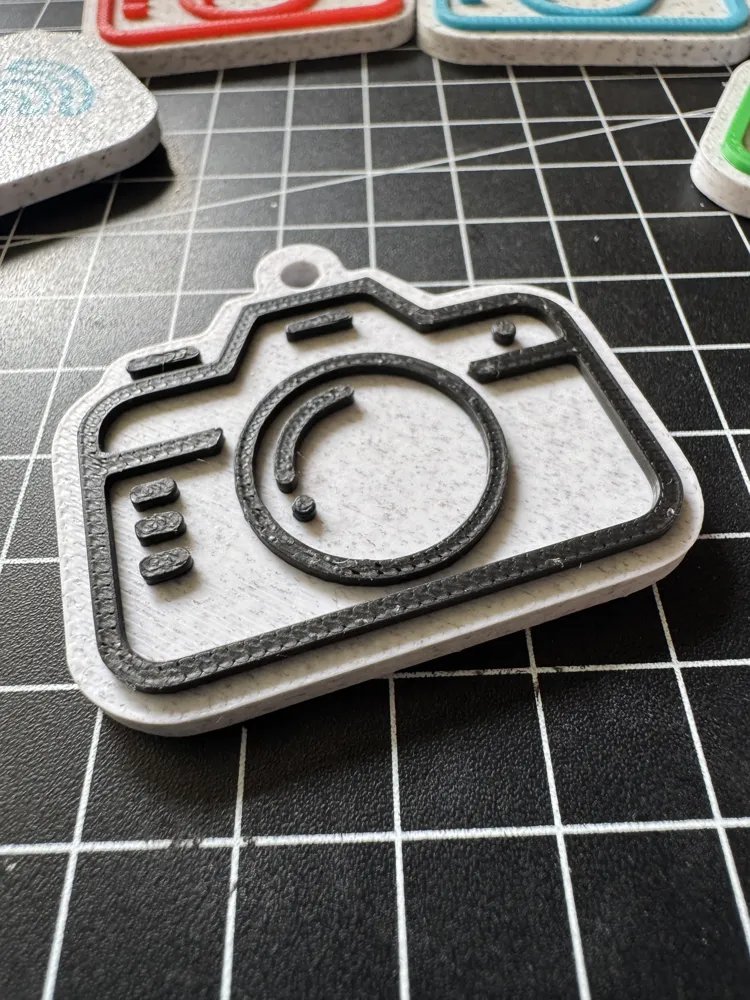 Camera NFC Key Chain by RawLab MakerWorld: Download Free 3D Models