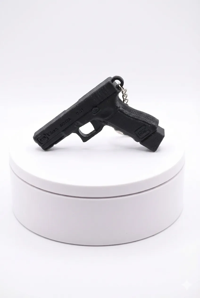 El Llavero QuickDraw - Mini Pistola y Funda - Modelo de impresión 3D ...