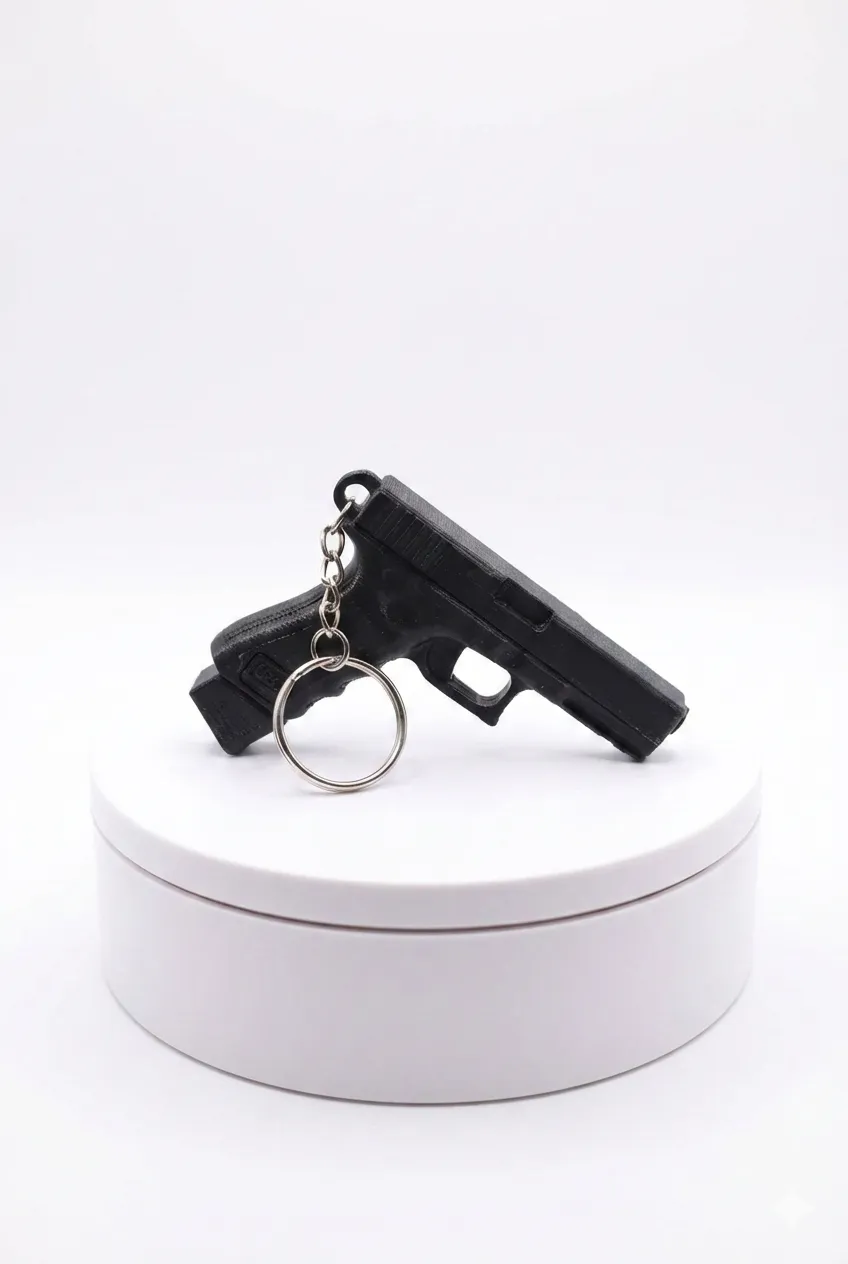El Llavero QuickDraw - Mini Pistola y Funda - Modelo de impresión 3D ...
