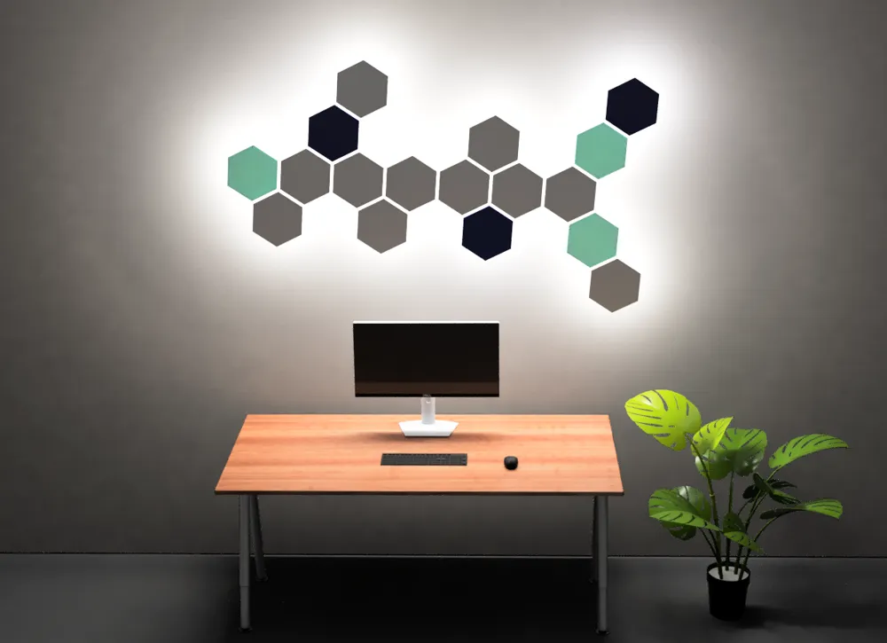 Hexagon Wall Light by 3DSlash - MakerWorld