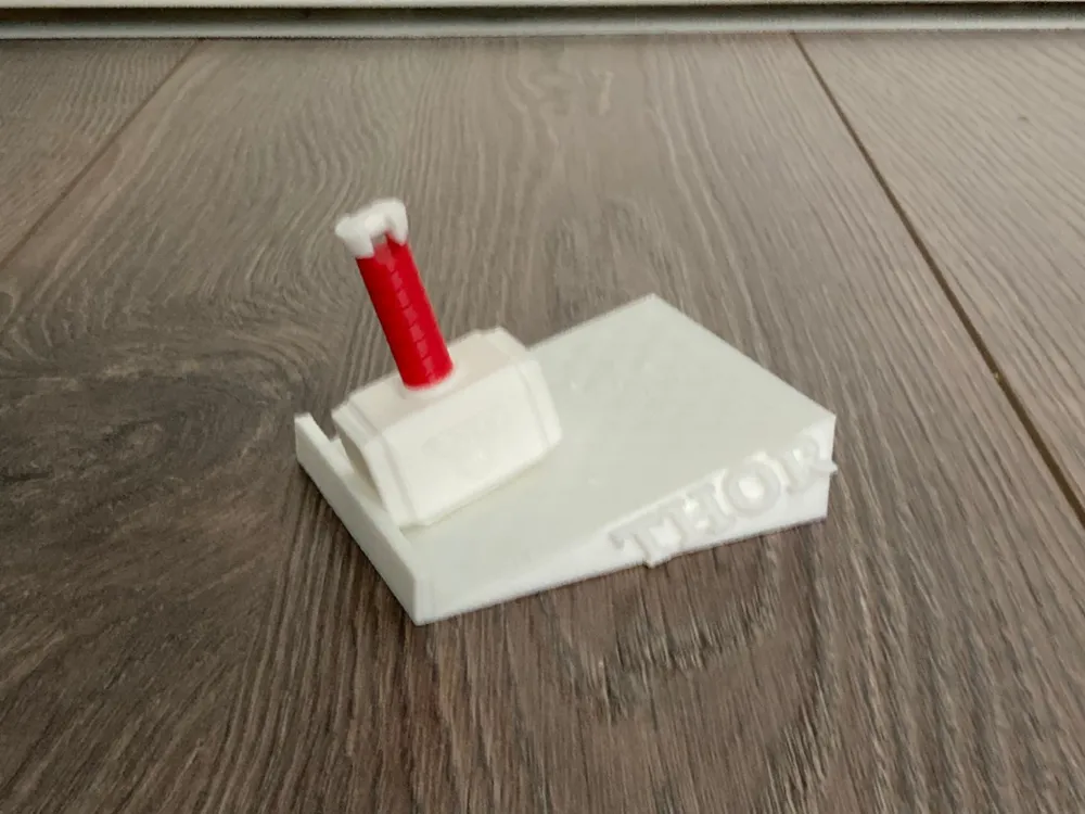 Basic Thor Hammer Stand - Free 3D Print Model - MakerWorld