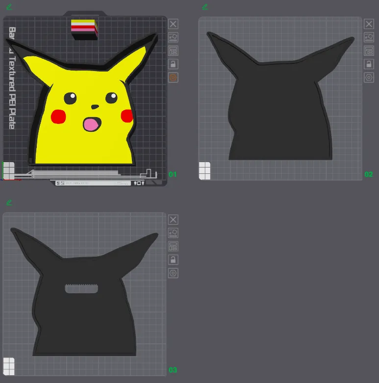 Pokemon - 0025 Pikachu LED Lamp by BeeTee 3D - MakerWorld