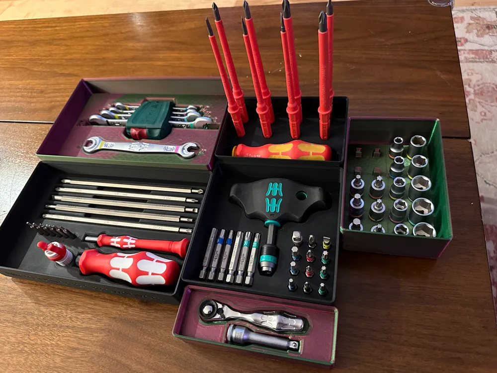 Wera Gridfinity Electrical Driver Set by Steve - MakerWorld