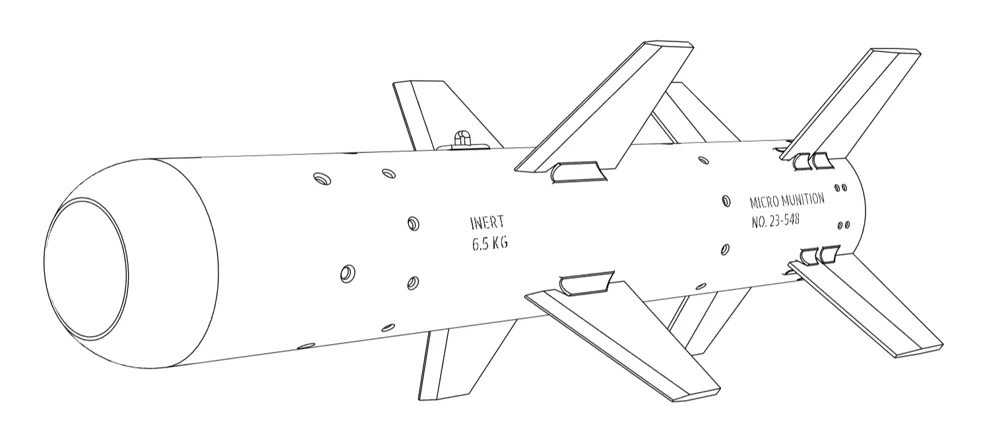 Roketsan (MAM-L) Smart Micro Munition - Free 3D Print Model - MakerWorld