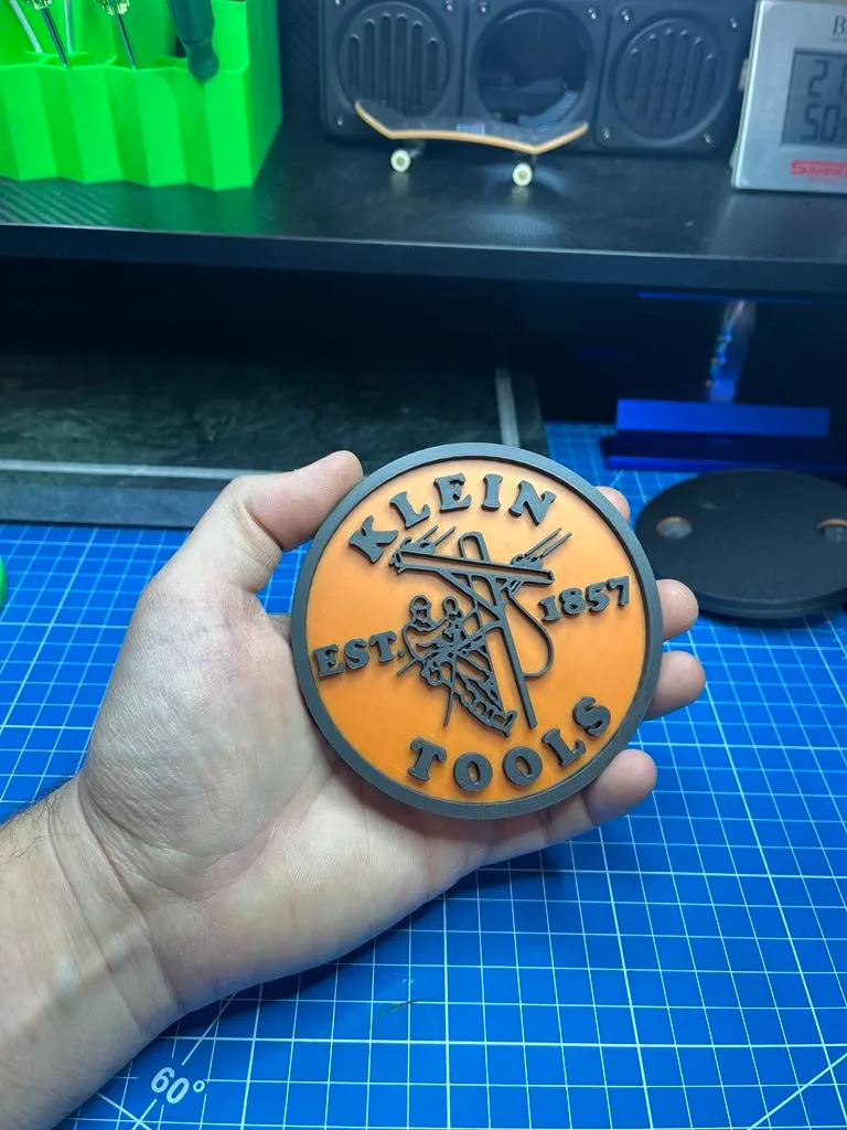 klein tools magnetic logo / coaster by simZnet - MakerWorld