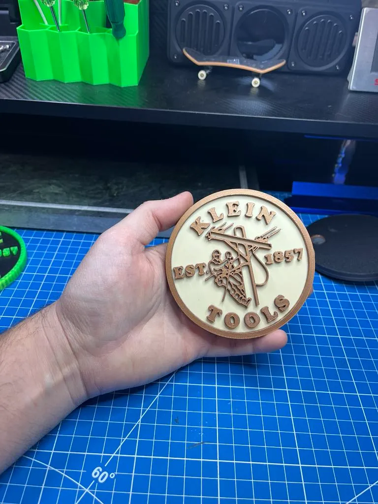 klein tools magnetic logo / coaster by simZnet - MakerWorld