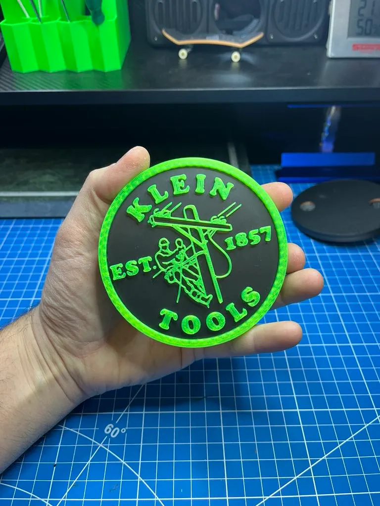klein tools magnetic logo / coaster by simZnet - MakerWorld
