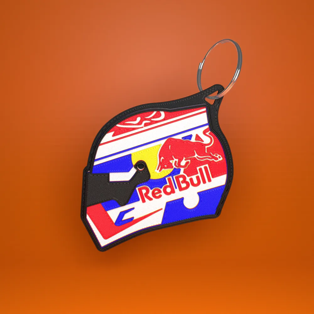 Max Verstappen Helmet 2025 Keychain - Free 3D Print Model - MakerWorld