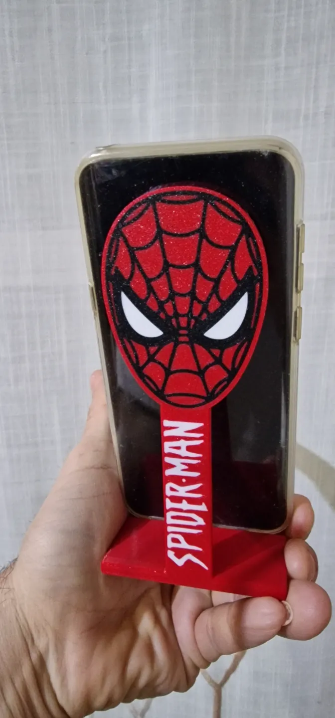 SPIDER-MAN Mobile Phone Holder SPIDERMAN Soporte Teléfono móvil by ...