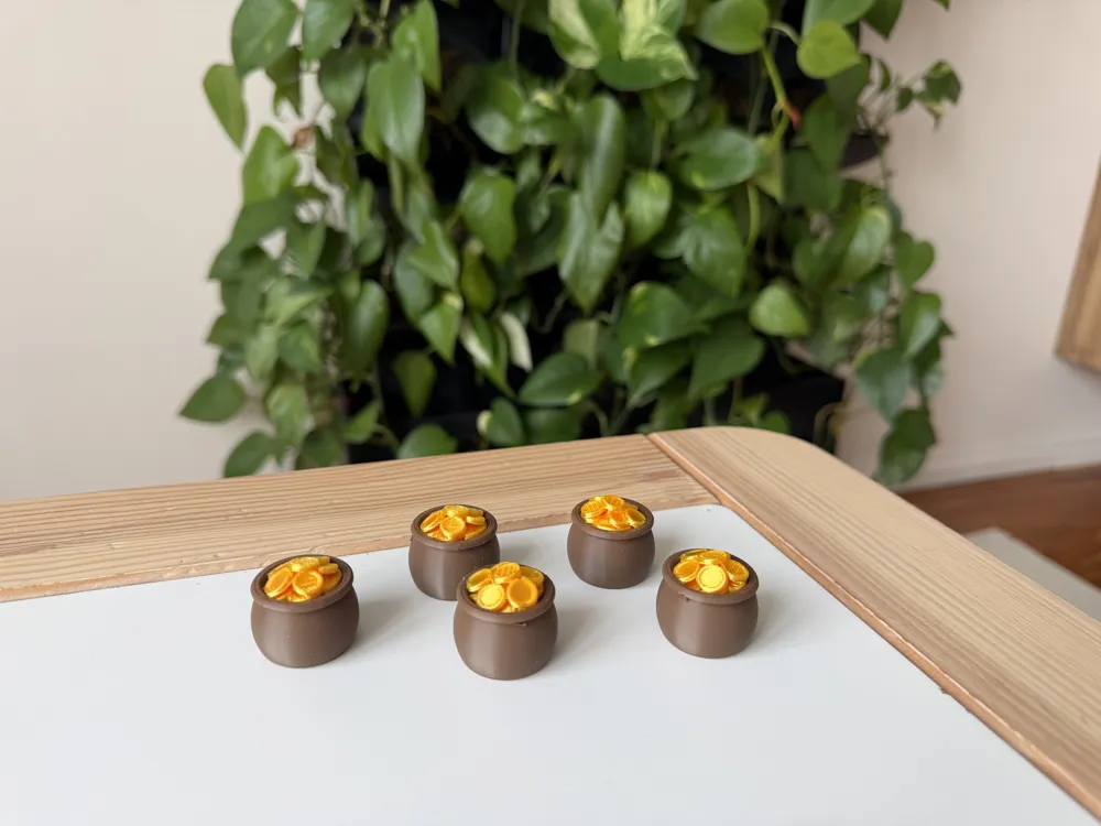 Gold pot - Free 3D Print Model - MakerWorld