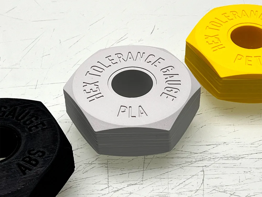 Hex Nuts Tolerance Gauge by One Maker Show MakerWorld: Download Free 3D ...