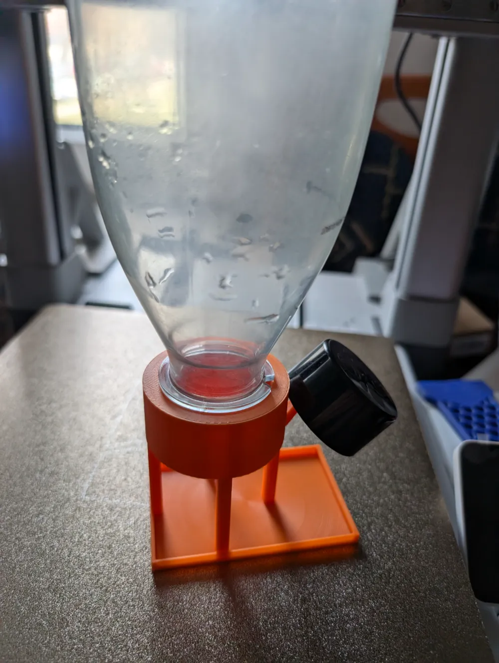 Soda Stream drip holder with holder cap - Free 3D Print Model - MakerWorld