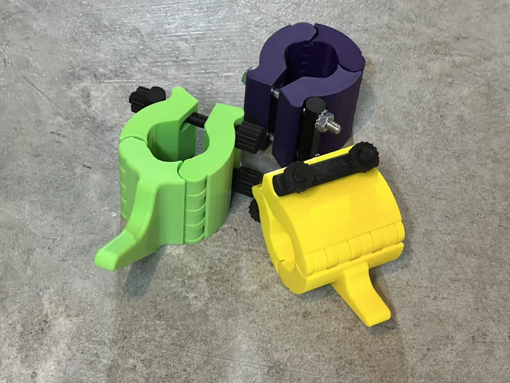 Hinged Pipe Clamp by PuzMaker2024 MakerWorld: Download Free 3D Models