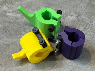 pipe clamp 3d print model download - MakerWorld